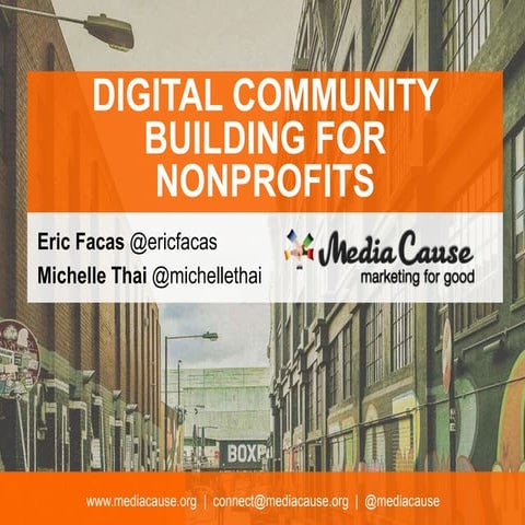 Digital Community Building For Nonprofits | PPTX