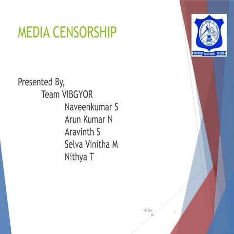 Media censorship | PPTX
