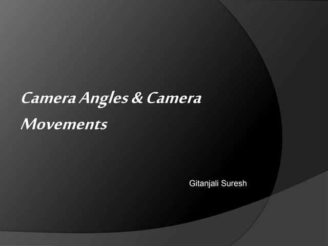 A Beginner's Guide to Camera Shots and Angles | PDF