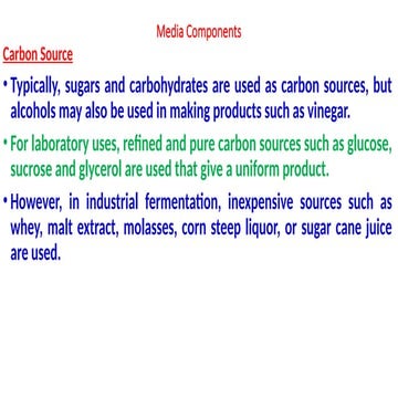Fermentation media | PPT