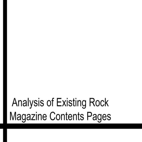 Music magazine layout | PPTX