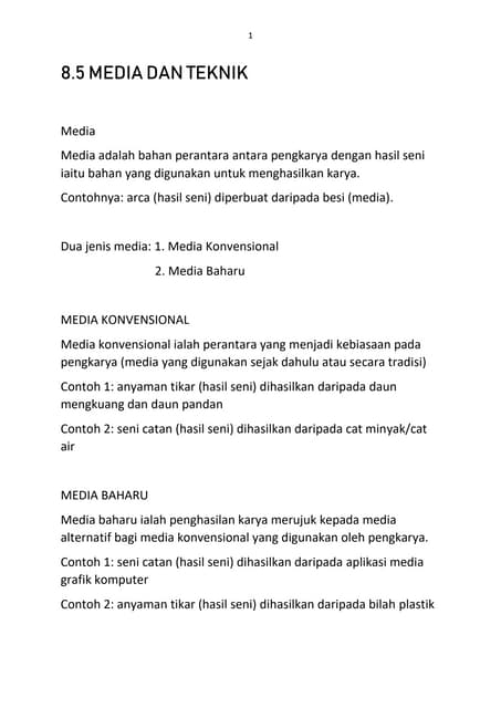 Jenis jenis arca(seni) | PPTX