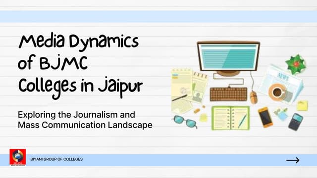 Exploring Media Evolution at BJMC Colleges | PPTX