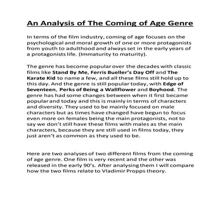 Teen coming of age presentation (final) | PPTX