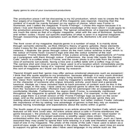 A2 media essay 'Insane' | DOC