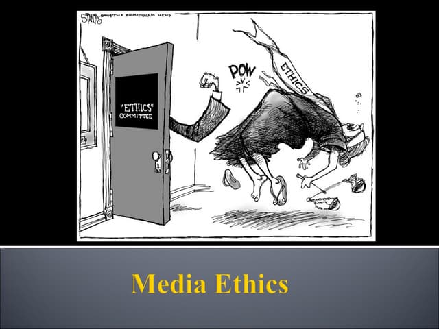 Media Ethics | PDF