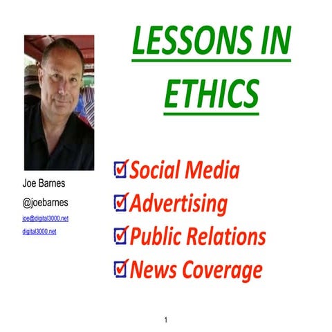 Lessons in Marketing Ethics! | PPT