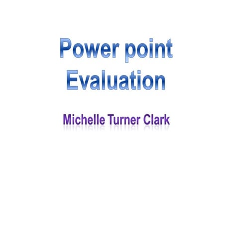 Media Evaluation | PPT
