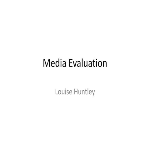 Media evaluation | PPTX