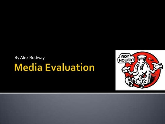 Evaluation Question 7 mind map | PPT