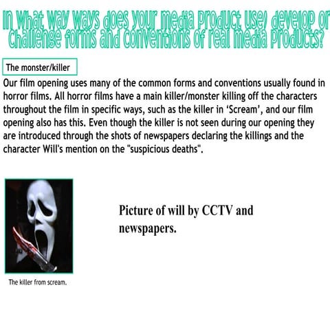 Horror film trailer ideas, research, preperation | PPTX