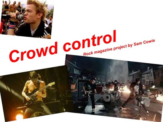 Management plan for crowd control | PPTX