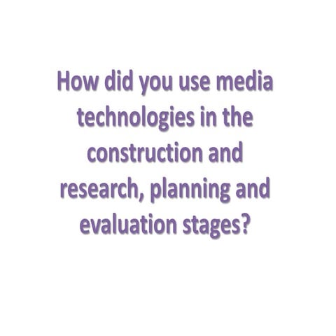 Media A2 Coursework Evaluation | PPTX