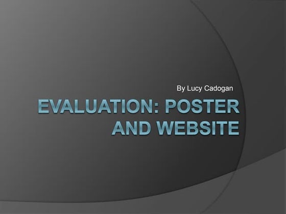 [Task 4] evaluation of the website | PPT