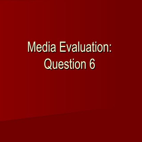 Media evaluation q6 (tech) | PPT | Photo Editing Software | Computer Software and Applications