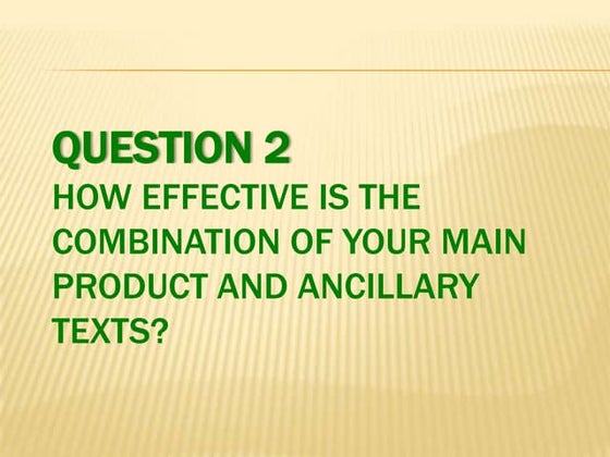 Evaluation Question 5 | PPTX