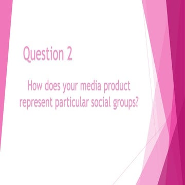 Media evaluation question 2 | PPTX