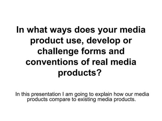 Presentation task 1 media evaluation | PPTX