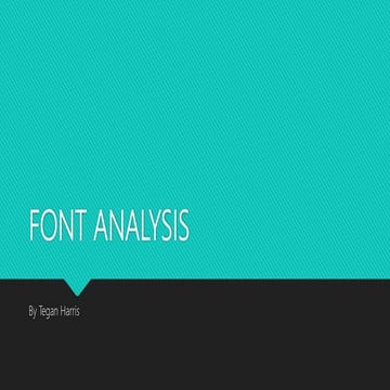 Media font analysis | PPT