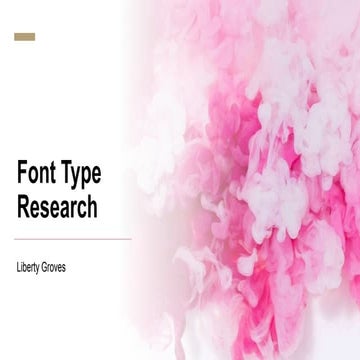 media font types | PPTX