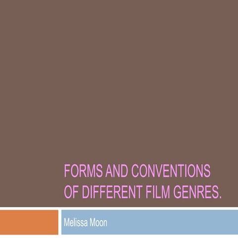Exploring the Key Factors Of Different Movie Genres | PDF