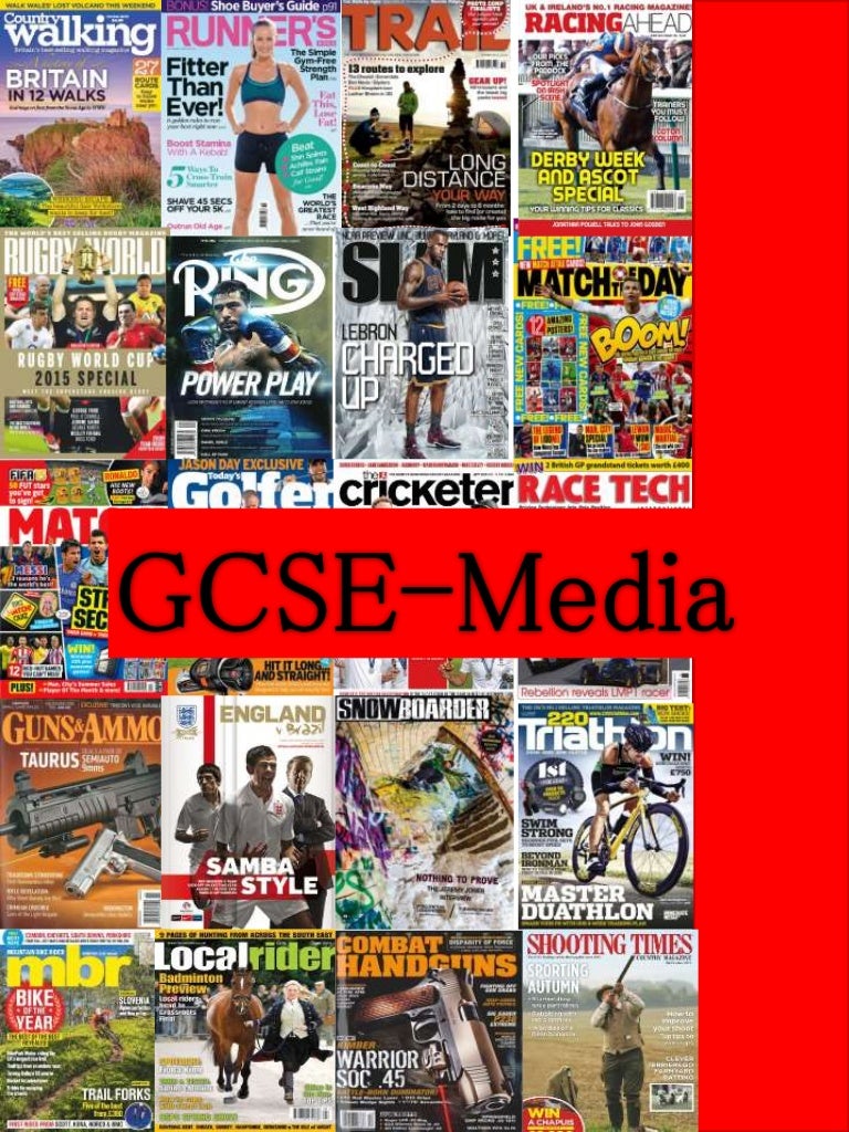Media gcse magazines 2015 project