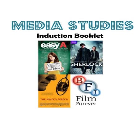A Level Media Studies - Induction Booklet | DOCX | Documentary | Genres