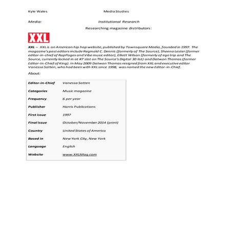 Media institutional research | DOCX