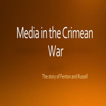 The Crimean War | PPT