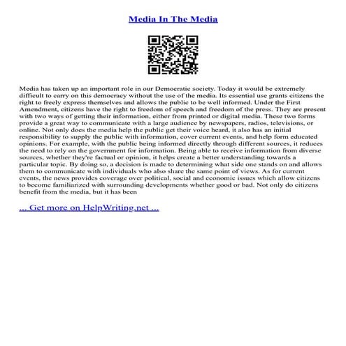 Role Of Media In Shaping Public Opinion | PPT