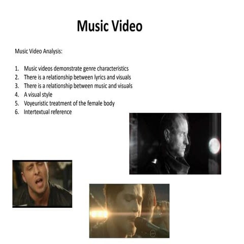 Micro analysis of music video (1) | PPTX