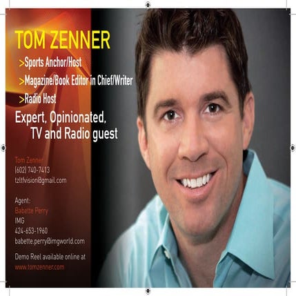 Tom Zenner's Mediakit | PDF
