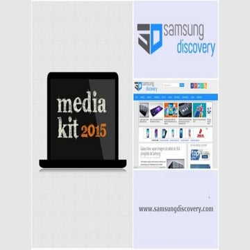 Media kit Samsung Discovery 2015-2 | PPT