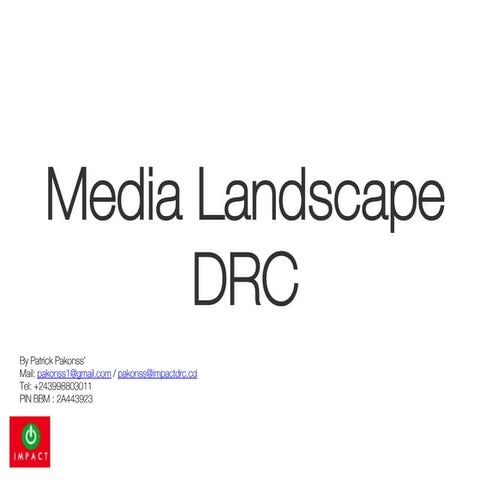 Media landscape may 2013 english | PPT