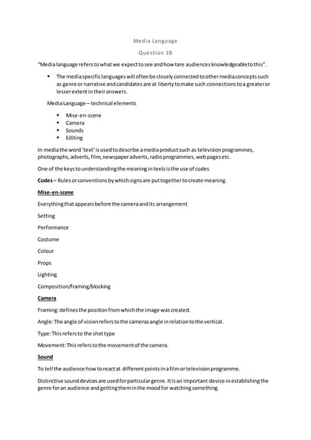 Media film techniques | PPTX