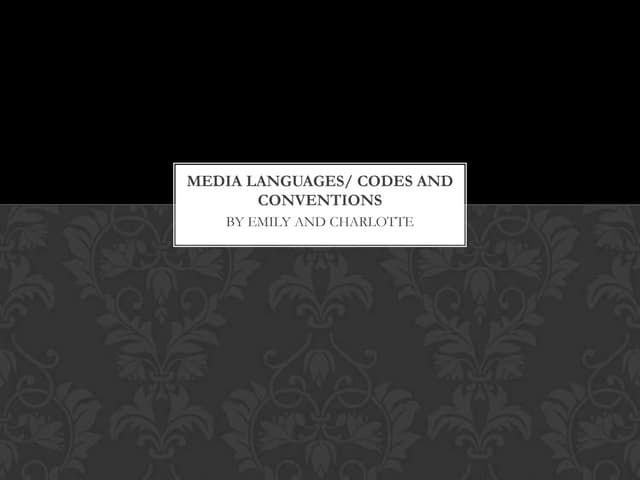 Media language | PPTX