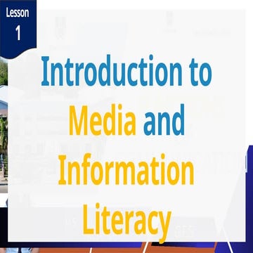 MEDIA LITERACY QUARTER 1- MODULE 1 MODULE 2 | PPTX