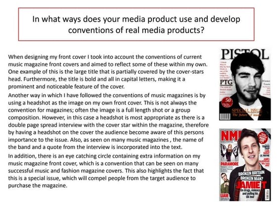 My magazine draft ideas | PPTX