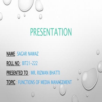 Media management By Sagar Nawaz.pptx