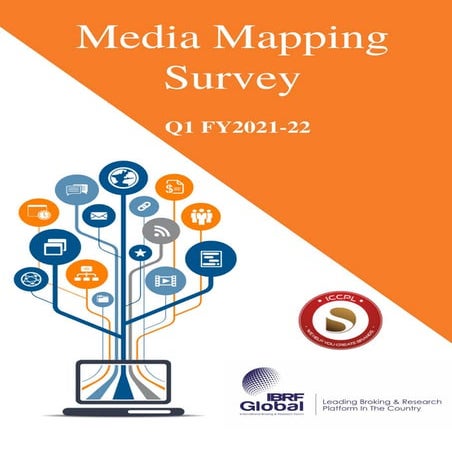 Media mapping survey by top pr agencies in india for q1 fy21-22 | PDF