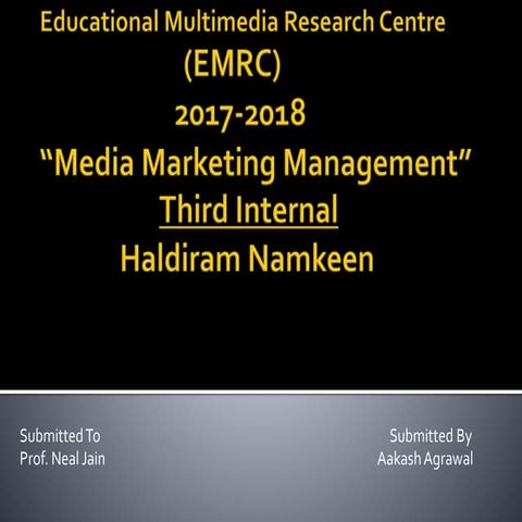 A study on Haldiram | PDF