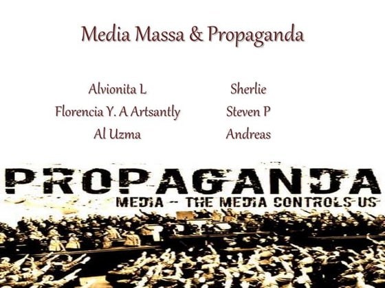 Propaganda in media | PPT