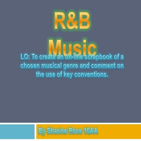 Media music genres hw project | PPT