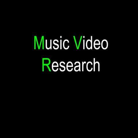 Media music research | PPT