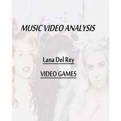 Media music video analysis final | PPT