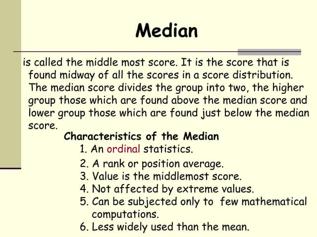 Mean, median, mode, & range ppt | PPTX