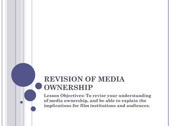 Media convergence and synergy | PPT