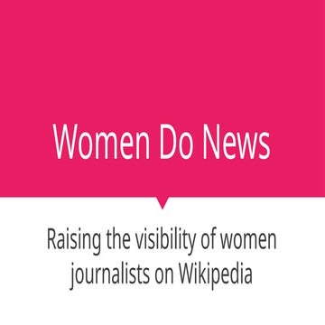 Media Party Women Do News Molly Stark Dean | PPT