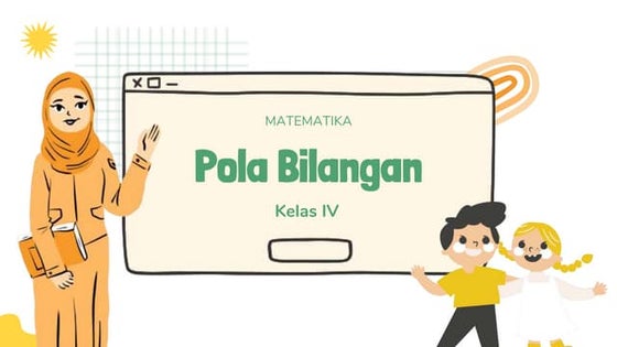 Matematika Anak Sekolah Dasar Kelas 4 ttg Pola Gambar | PPTX