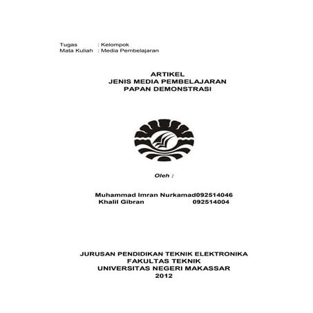 media visual non proyeksi | DOCX